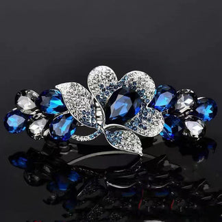 Handmade Flower Diamond Spring Hair Clips – SheFav